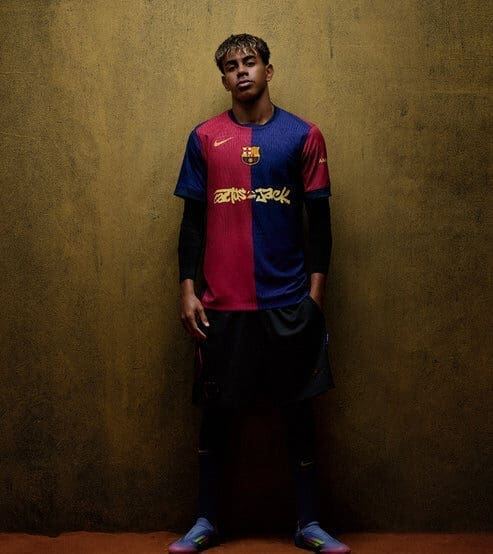 FC Barcelona x Travis Scott 25/26 Home Limited Edition Kit – Fan Version